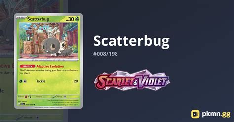 Scatterbug 008198 Scarlet And Violet Pkmngg Scatterbug 008198 Scarlet And Violet Pkmngg