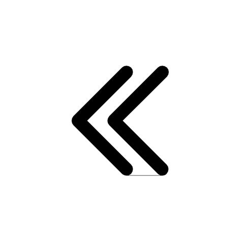 Angle Double Left Vector Svg Icon Svg Repo