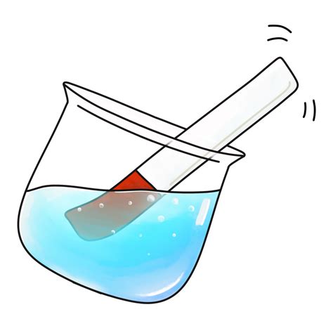 Ph Testing Experiment Illustration Scientific Lab Activity Lab Cartoon Illustration 50890525 Png