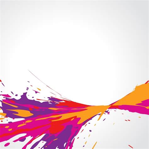Paint Splatter Abstract