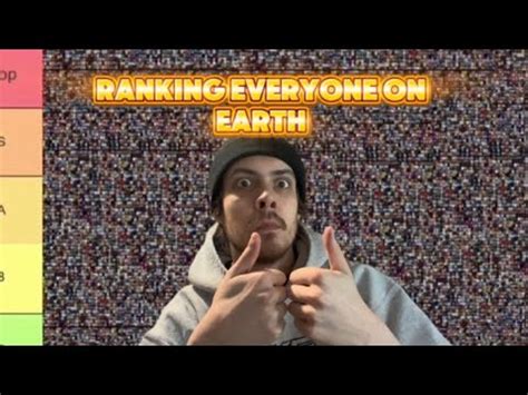 Ranking Everyone On Earth Youtube