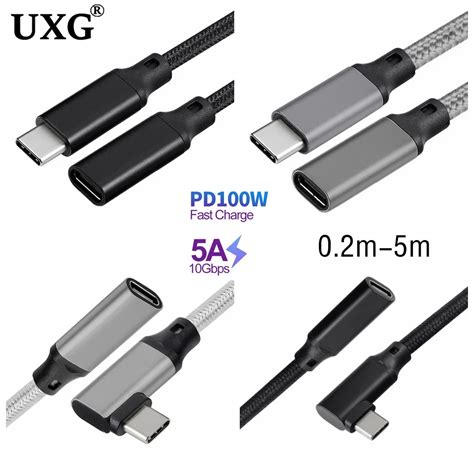 Gbps Gen Type C Usb Male To Usb C Female Extension Data