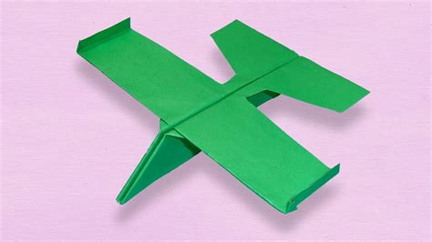Paper Airplane Glider Paper Airplane Folded Glider Stock Vector Image
