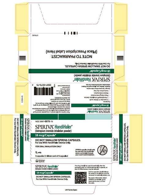 Spiriva Fda Prescribing Information Side Effects And Uses