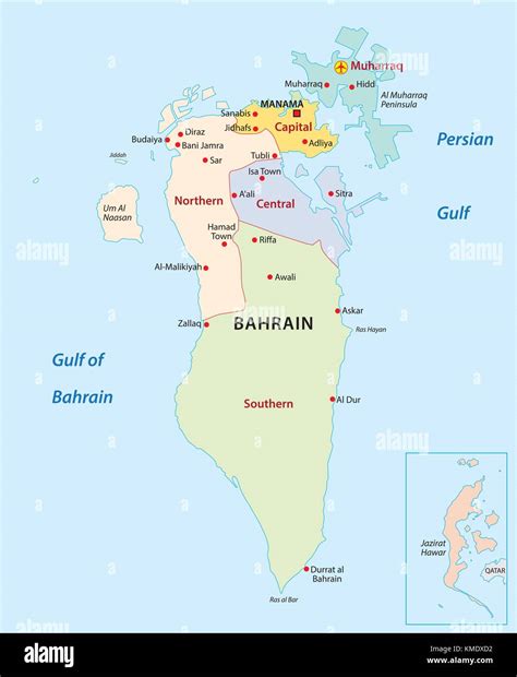 Map Of Bahrain Island Bahrain Sklqom