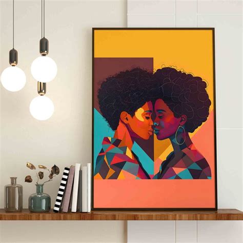 Black Lesbian Art Etsy