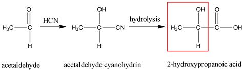 Which Of The Following Cyanohydrins On Hydrolysis Give Optically Active