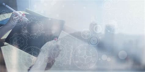 Creative Engineering And Automation Design Stock Image Image Of