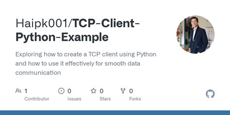 Github Haipk001tcp Client Python Example Exploring How To Create A Tcp Client Using Python