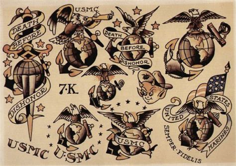 Semper Fi Tattoo Font