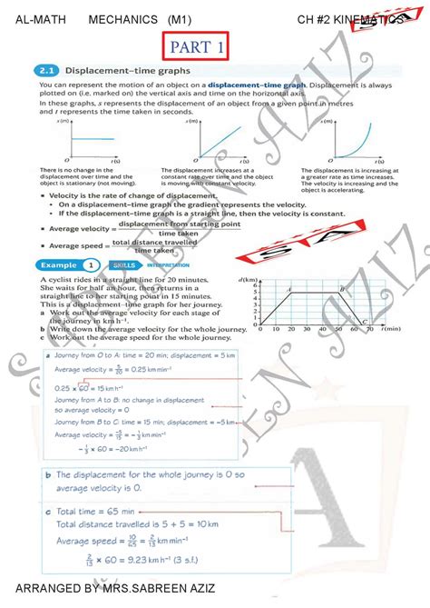 SOLUTION Kinematics Answer Key Studypool