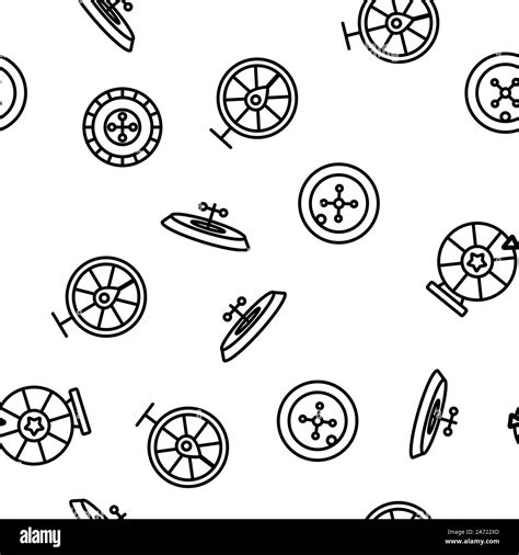 Roulette Vector Seamless Pattern Stock Vector Image And Art Alamy