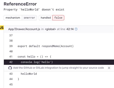Highlighted Line Is Off By One Line Appcenter Codepush Release React