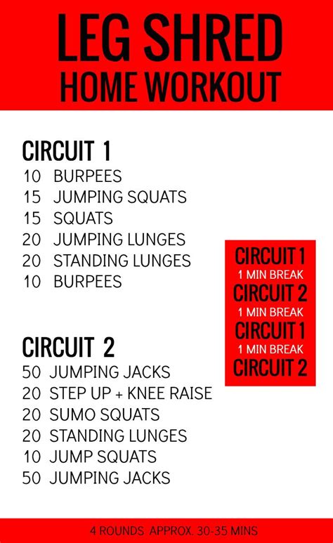 Leg Day Circuit Workout