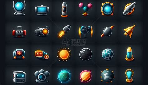 游戏图标插画图片下载 正版图片402462693 摄图网