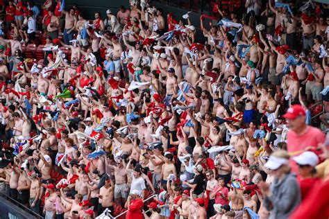 Tarps Off Photos Of Mlb Fans Going Shirtless At Games In 2026
