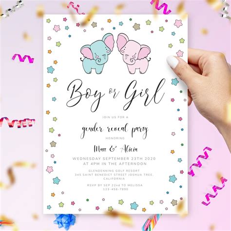 Downloadable Free Gender Reveal Printables Printable Free Templates