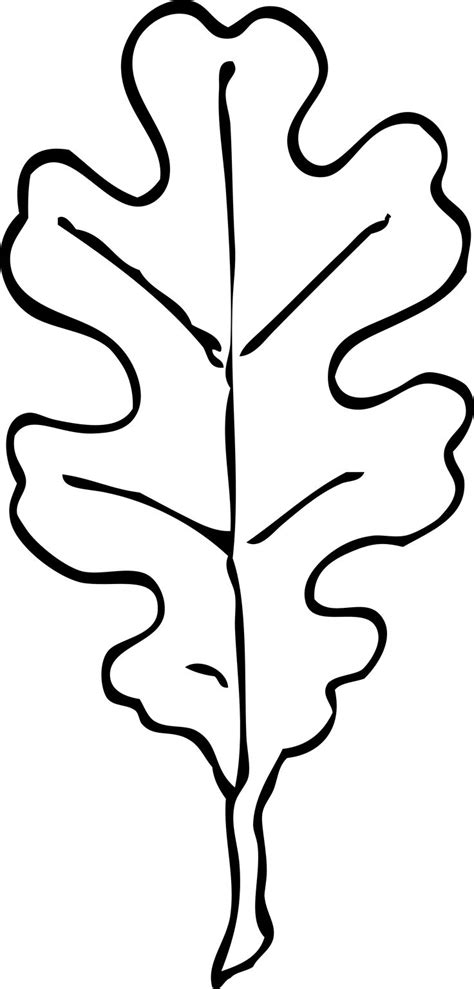 Printable Oak Leaf Stencil Printable Jd