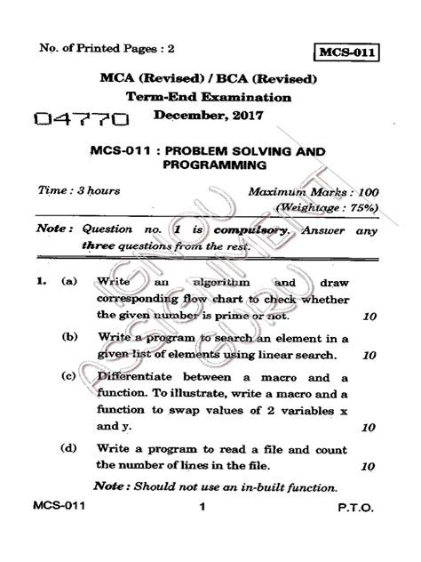 mcs 011 optimize compressed pdf computer program programming