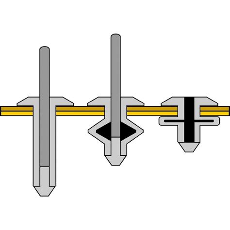Set 50 Nituri Sunmostar Aluminiu Argintiunegru Emagro