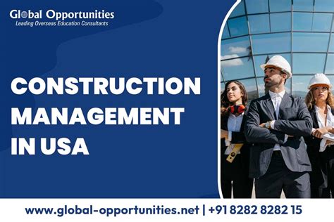 Construction Management Courses In Usa Study Abroad Consultants In