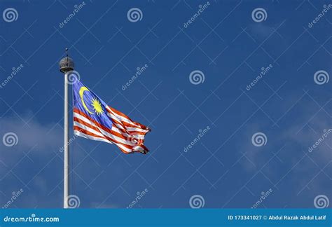 Malaysia Flag Jalur Gemilang Stock Image Image Of Gemilang Dataran