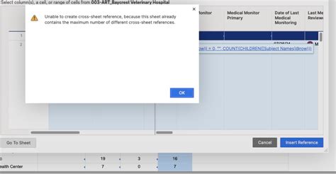 Cross Sheet Reference Maximum Smartsheet Community