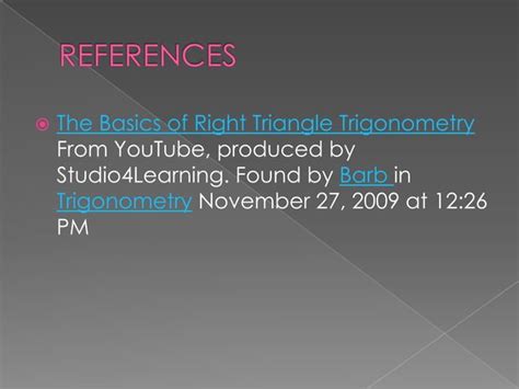 Right Triangle Trigonometry PPT