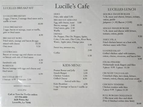 Lucilles Cafe Lucilles Cafe Updated Their Cover Photo