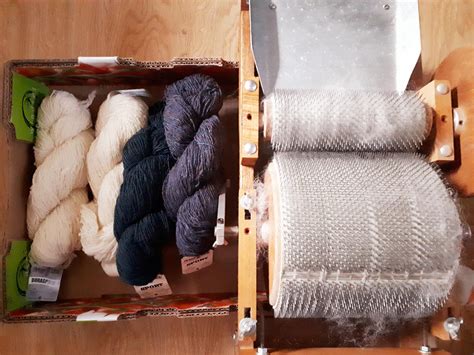 Bought A Patrick Green Carder Today And 20 Lbs Of Washed Wool Rhandspinning