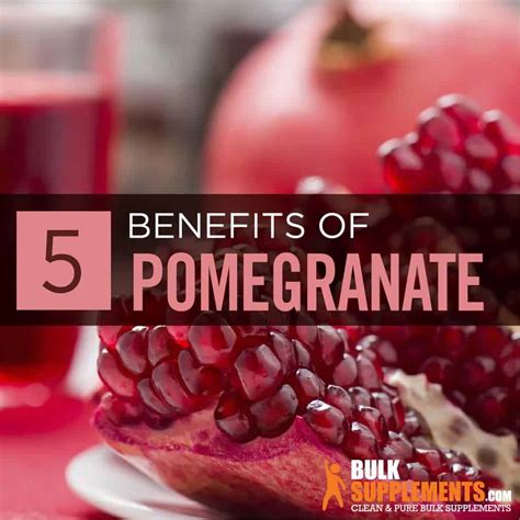 Pomegranate Extract Benefits Side Effects And Dosage