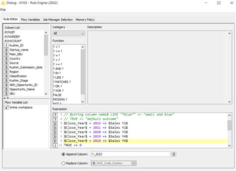 Rule Engine Multiple Actions Under One Condition Knime Analytics Platform Knime Community