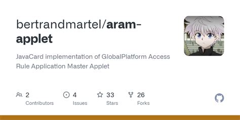 GitHub Bertrandmartel Aram Applet JavaCard Implementation Of GlobalPlatform Access Rule