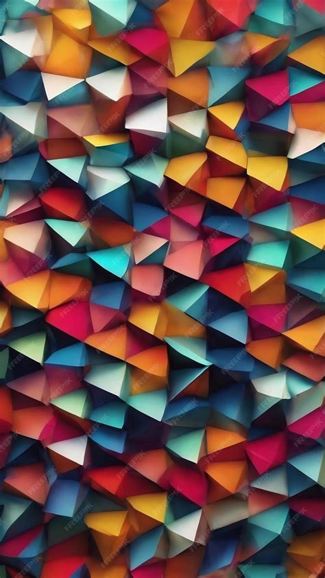 Premium Photo Abstract Of Geometric Shapes Futuristic Background Design