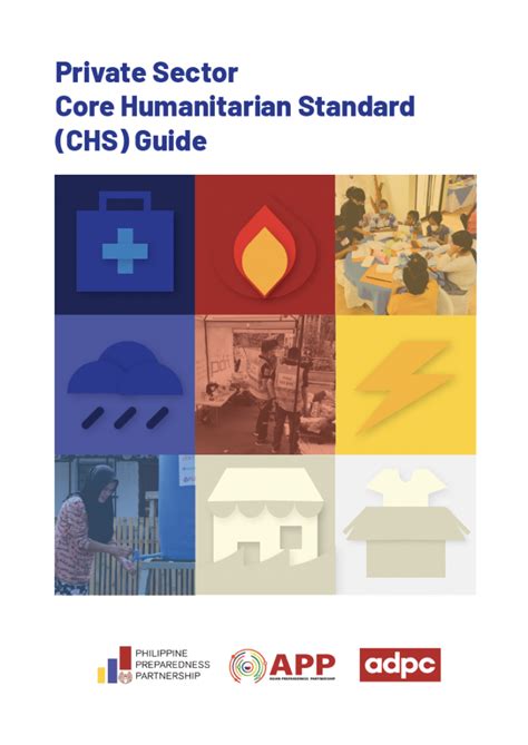 Private Sector Core Humanitarian Standards Chs Guide Asian Preparedness Partnership App