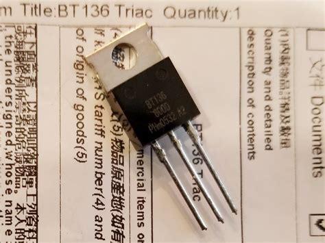 Triac Variable Speed Motor Control Bt136 Repair Help Learn How To Fix It Yourself