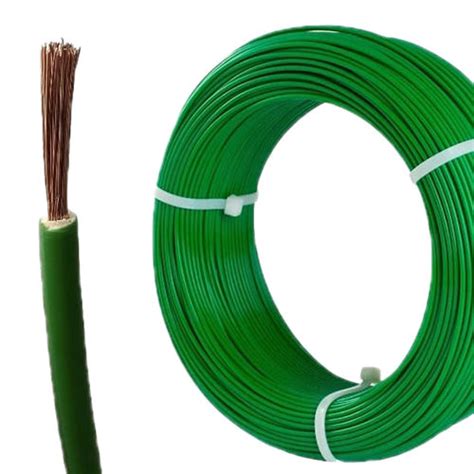 6 Sqmm Copper Earthing Cable Round Conductor Pvc Insulation Customizable Jacket Color