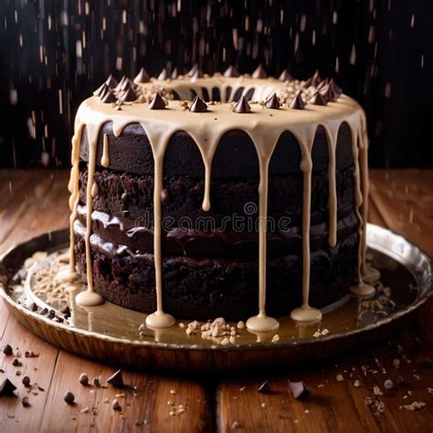 Mud Cake Traditional Popular Sweet Dessert Cake Stock Illustration Illustration Of Dessert