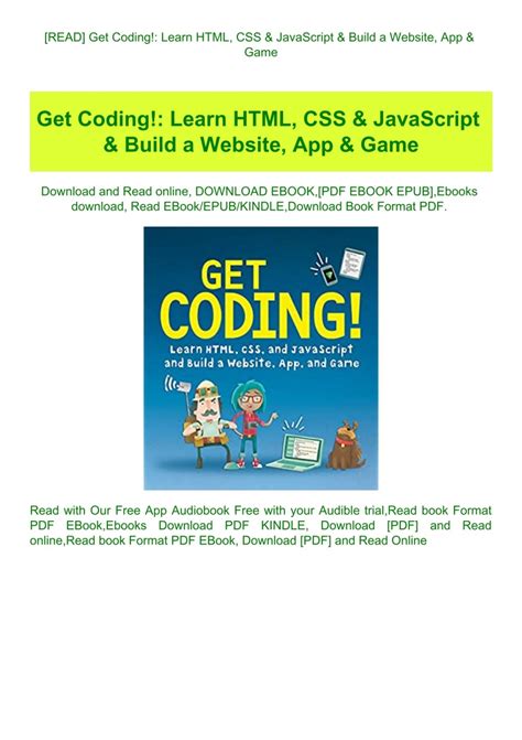 Read Get Coding Learn Html Css And Javascript And Build A