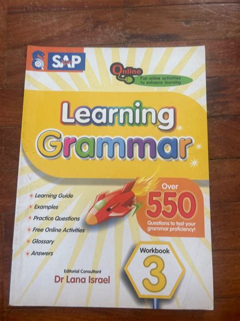 Learning Grammar Workbook 3 Hobbies And Toys Books And Magazines