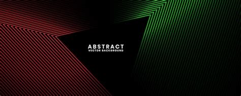 Premium Vector 3d Red Green Techno Abstract Background Overlap Layer