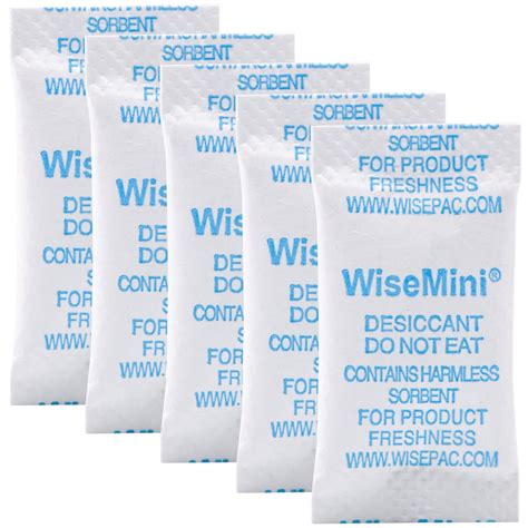 Wisesorb Silica Gel Packets 0 5g Gram 200 Silica Packets Tyvek Food Grade Dessicant Dessicant