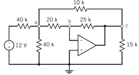 solved determine the node voltage va vb and vc for the