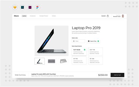 Dailyv8 Laptop Product Detail Page Ui Elements
