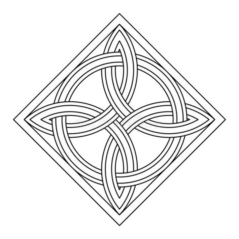 Celtic Knot Cross Vector