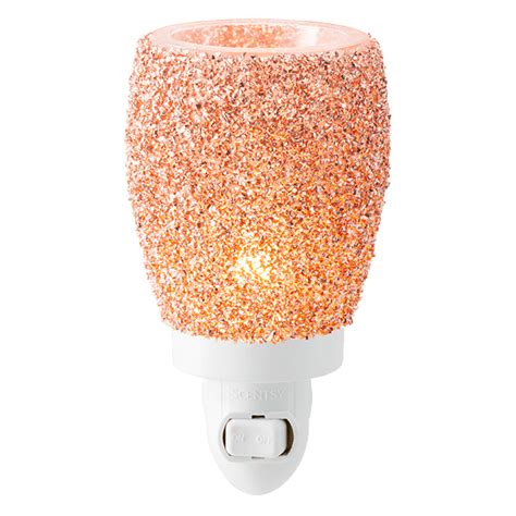 Glitter Rose Gold Mini Warmer