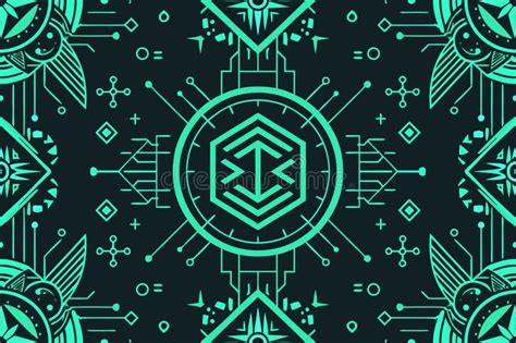 Thin Circuit Trace Lines On Technology Background Abstract Digital