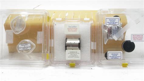 Assorted Surplus Deep Uv Optics Reflectors Windows Etalons Gratings