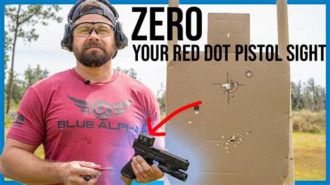 Pistol Red Dot Sight Zero Distance At Madison Whittell Blog