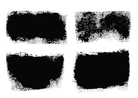 Premium Vector Brush Strokes Set Paintbrush Boxes For Text Grunge